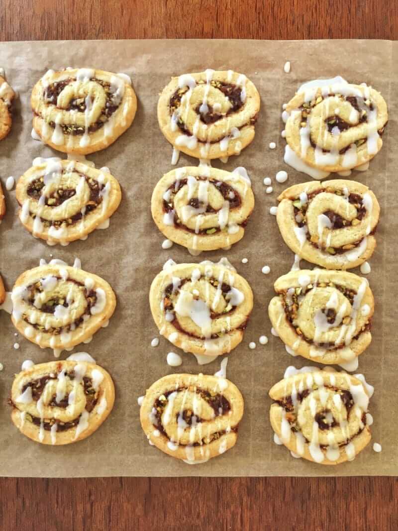 Pistachio-Date Pinwheel Cookies - Rancho Meladuco Date Farm