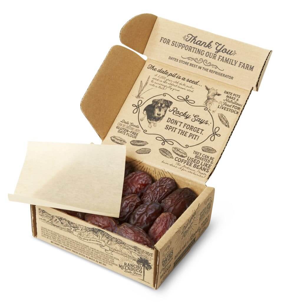 Mini 3 Box Bundle - 1 lb. Signature hand-packed Medjool Dates - Rancho ...