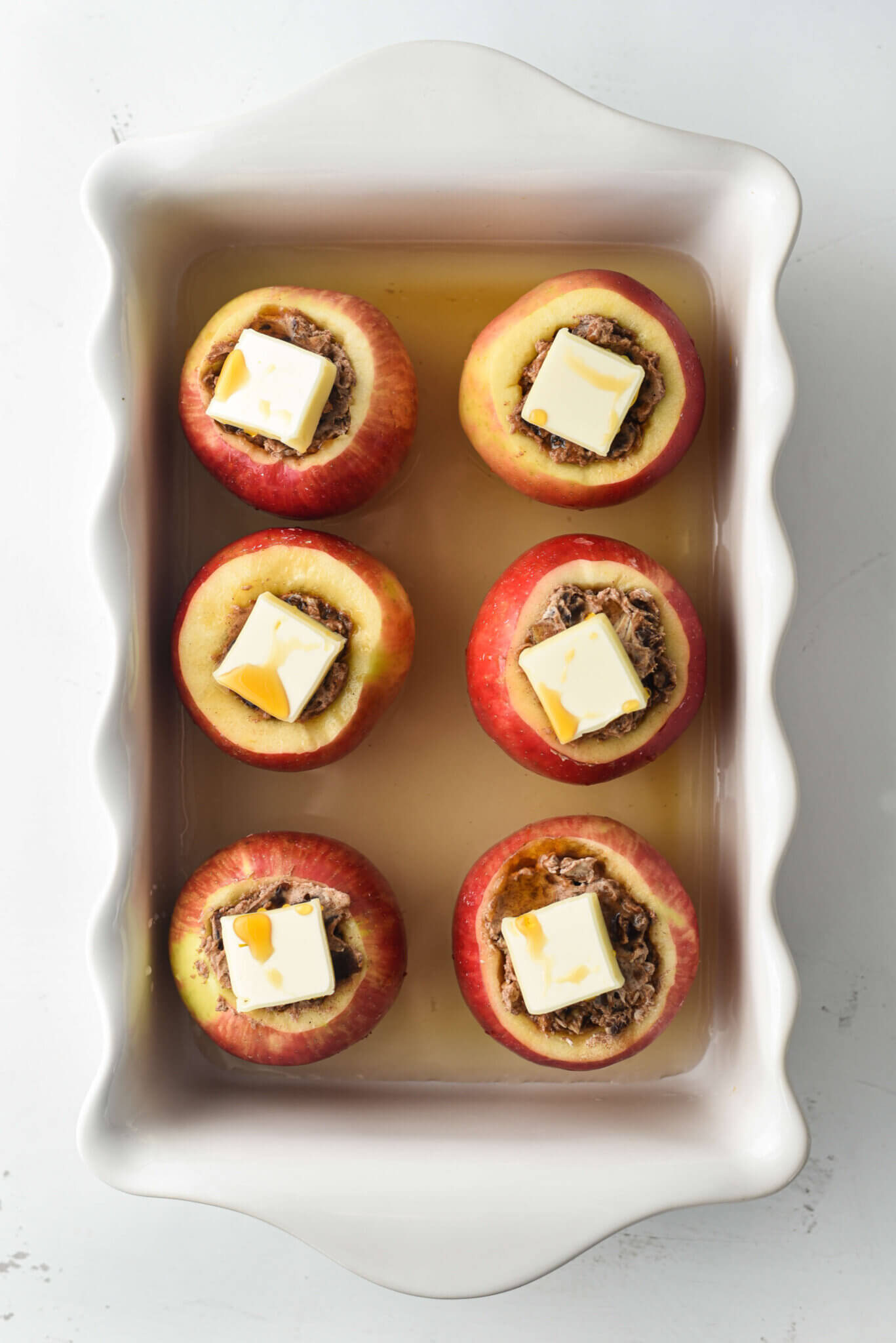 Baked Apples with Cream Cheese & Medjool Dates - Rancho Meladuco Date Farm